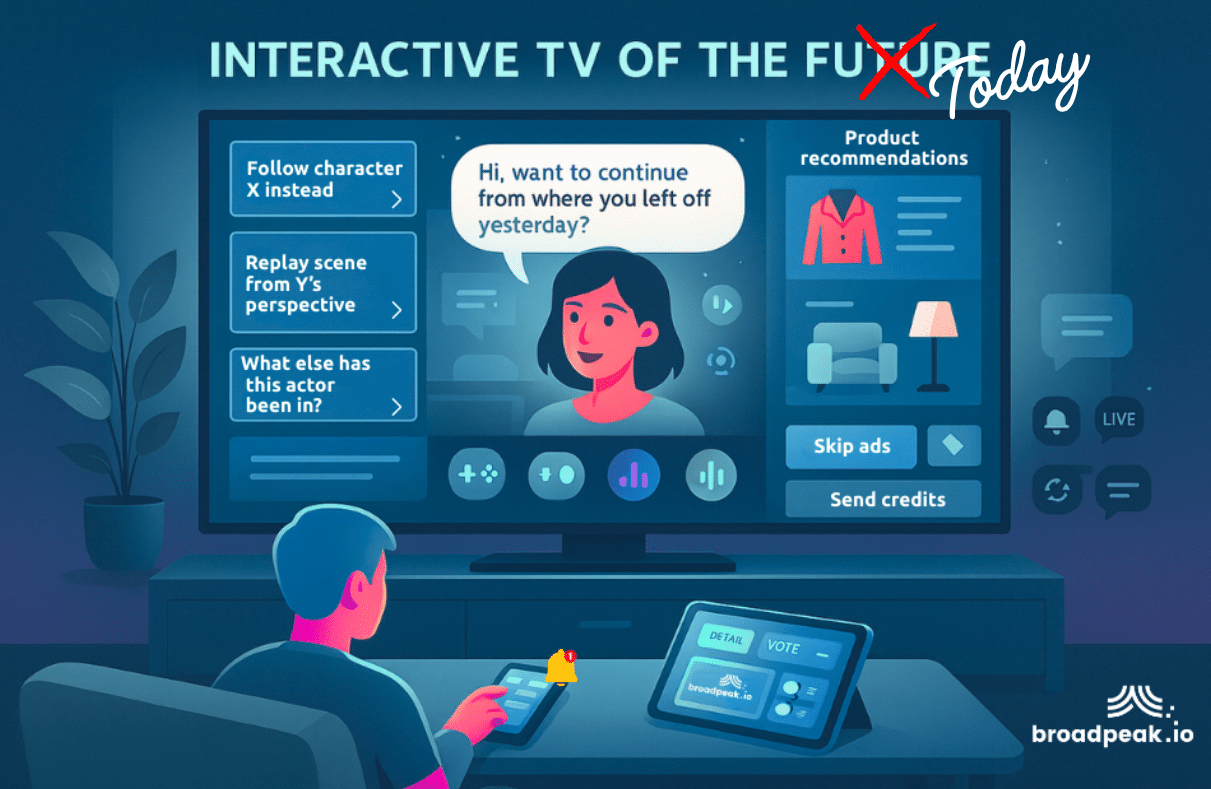 The Evolution of Interactive TV: From Early Experiments to Personalized Streaming | broadpeak.io
